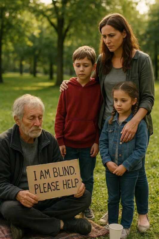 Jag skrev om en skylt för en blind man för att hjälpa honom – denna ...